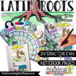 Latin Roots Vocabulary, Interactive Activities, Sketchnotes, and Fan ...
